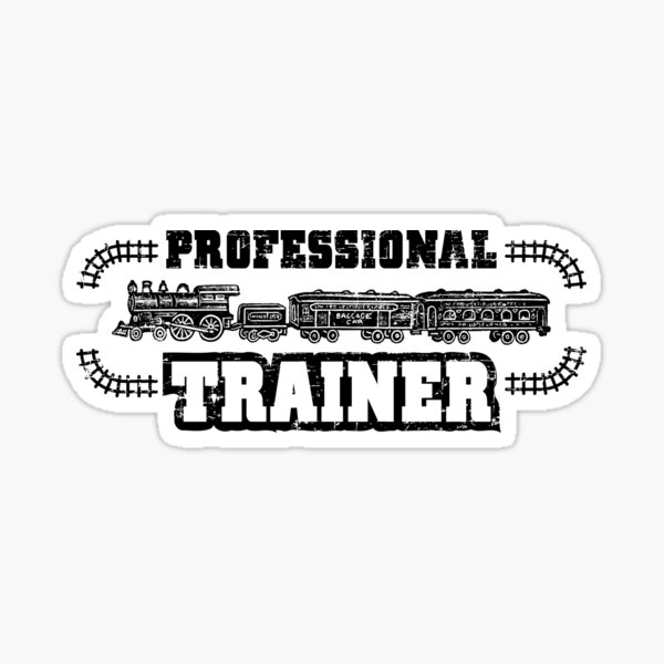 "Professional Trainer" Sticker by artlahdesigns | Redbubble