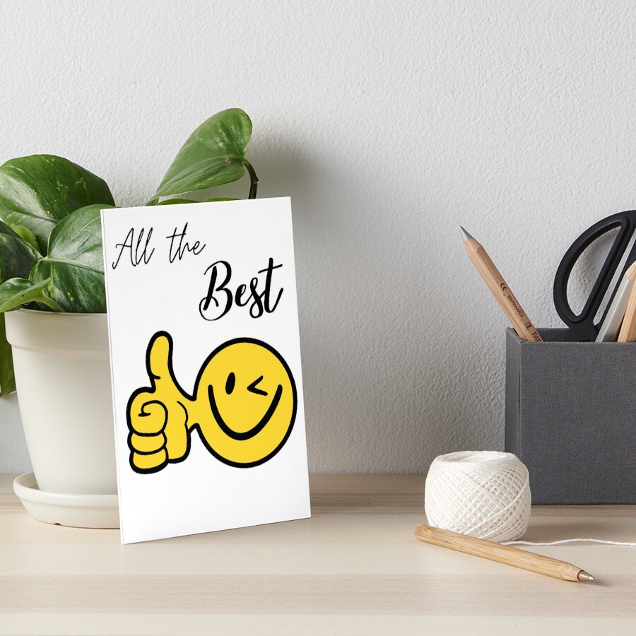 "All the best smiley" Poster for Sale by D00dleBoss | Redbubble
