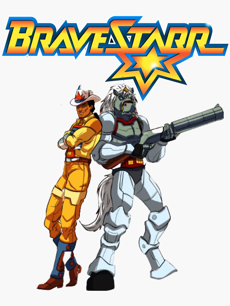 "Bravestarr Cartoon Classic" Sticker by Alastair42 | Redbubble