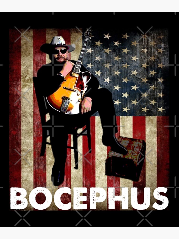 "Vintage Retro Flag Bocephus Retro Hank Jr Gifts Williams Men Women USA ...