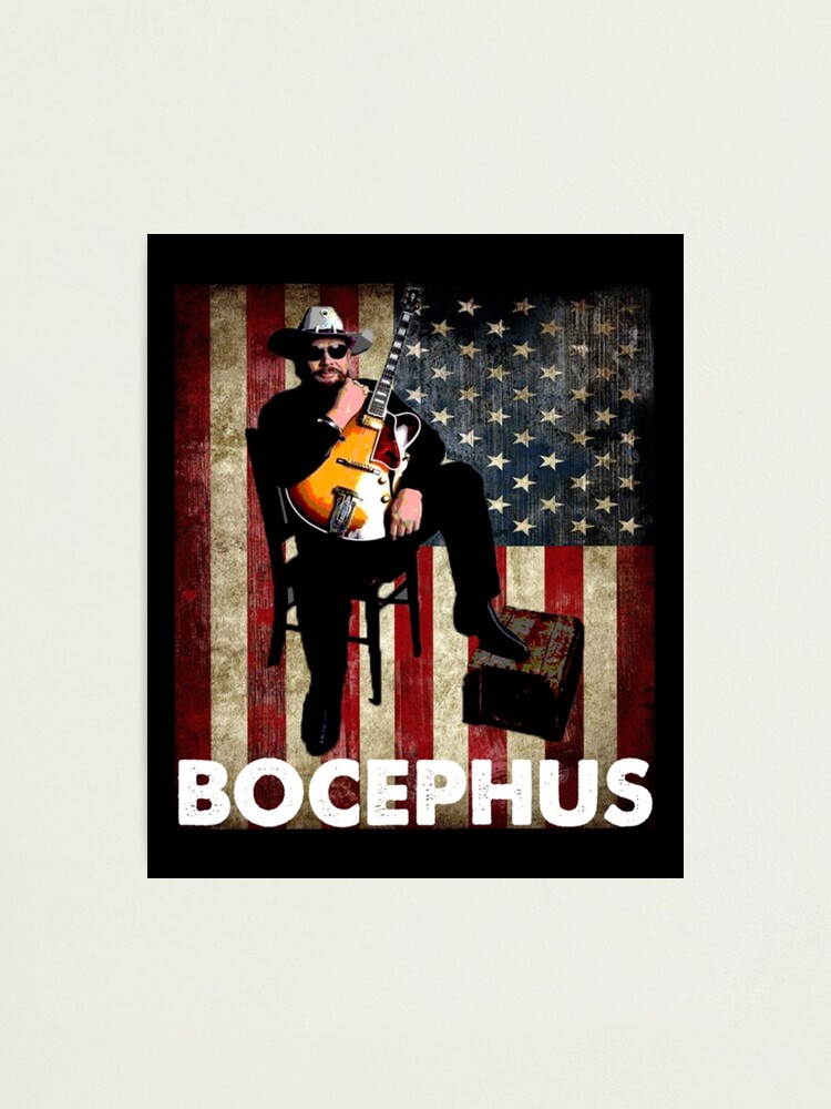 "Vintage Retro Flag Bocephus Retro Hank Jr Gifts Williams Men Women USA ...