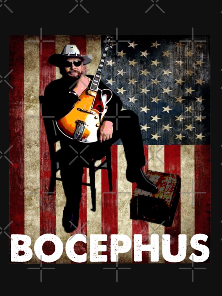 "Vintage Retro Flag Bocephus Retro Hank Jr Gifts Williams Men Women USA ...