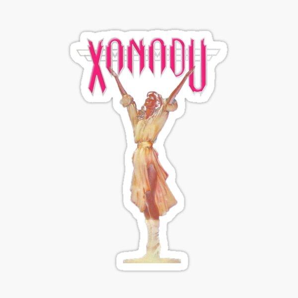 "XANADU Kira Olivia Newton xaveer" Sticker for Sale by KONTOLADA ...