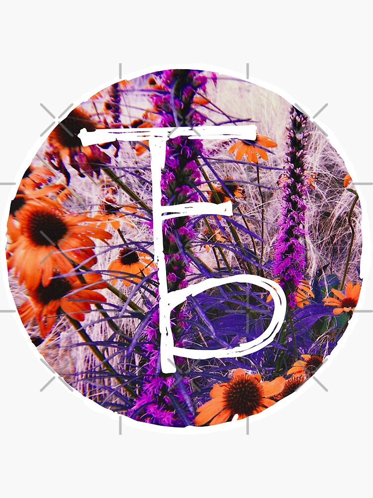 "TFB Floral Logo" Sticker for Sale by onisam | Redbubble