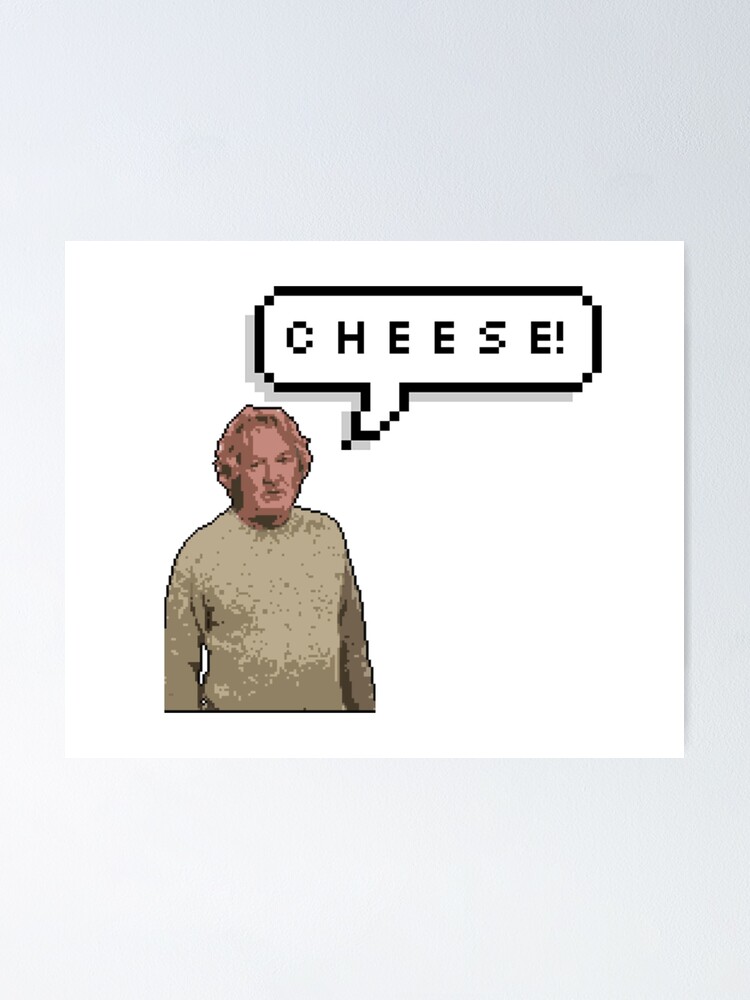 "James May - Cheese 8 bit" Poster by svaiga | Redbubble