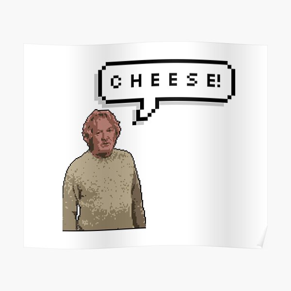 "James May - Cheese 8 bit" Poster by svaiga | Redbubble