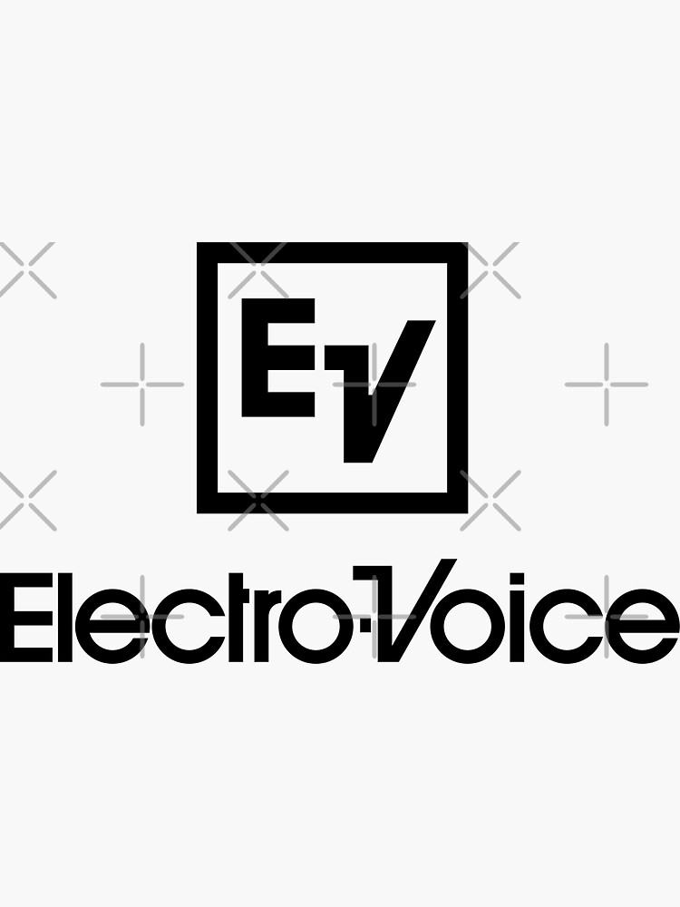 "Electro-Voice EV Professional Loudspeakers Mics (Black Version ...
