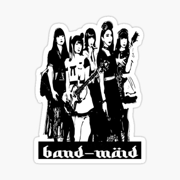"Band Maid japanese maid band" Sticker for Sale by LukeAvan | Redbubble