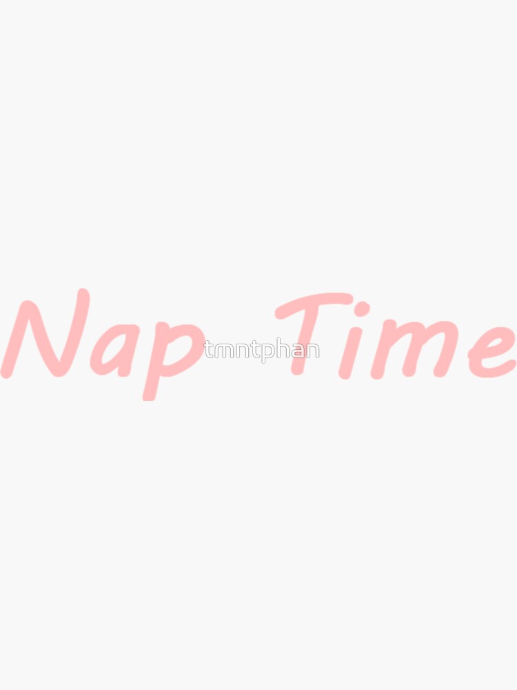 "Nap Time" Sticker for Sale by tmntphan | Redbubble