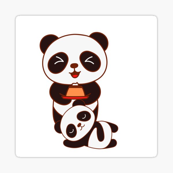 "Pandas" Sticker for Sale by Seculinator | Redbubble