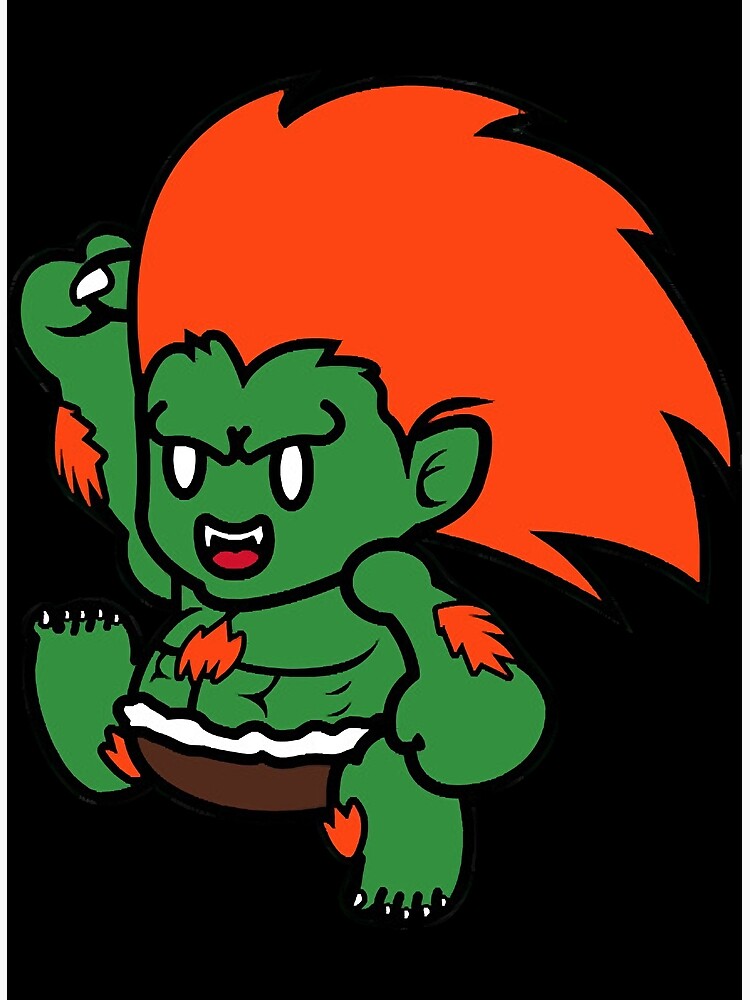 "Cute Blanka " Poster for Sale by Schwaner | Redbubble