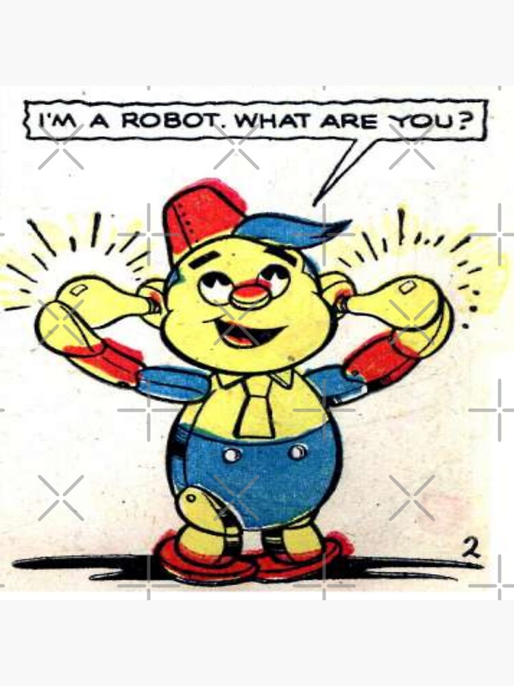 Sticker « je suis un robot, qu'est-ce que tu es affiche de bande ...