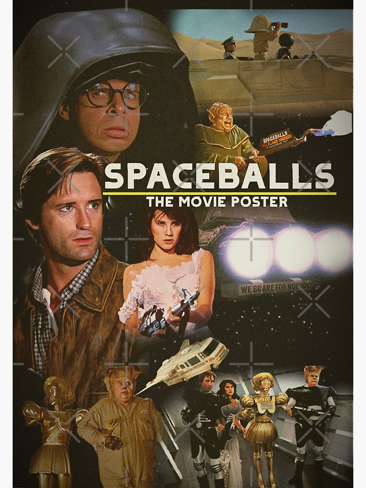 "Vintage Retro Spaceballs (1987) Inspired Retro Style Poster Design ...