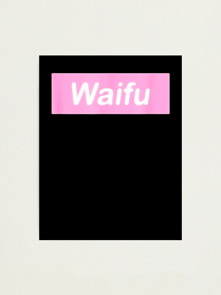 Lámina fotográfica «Waifu Pink Banner Hentai Anime Fan Art» de ... Lámina fotográfica «Waifu Pink Banner Hentai Anime Fan Art» de ...