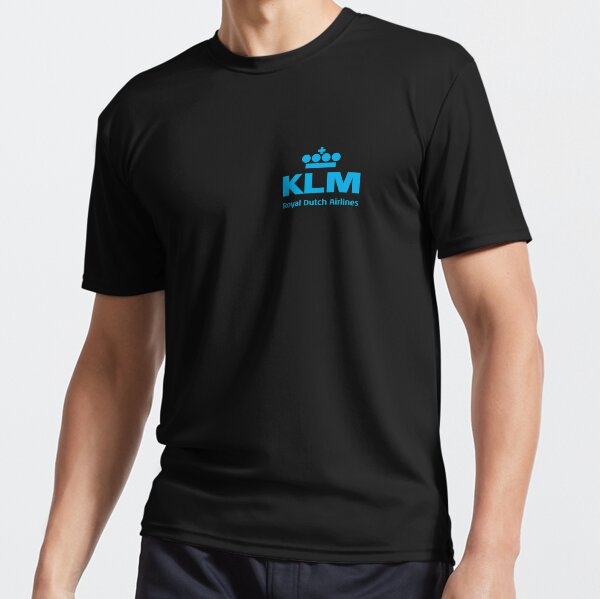 "KLM Royal Dutch Airlines Logo" Active T-Shirt for Sale by chekaho772 ...
