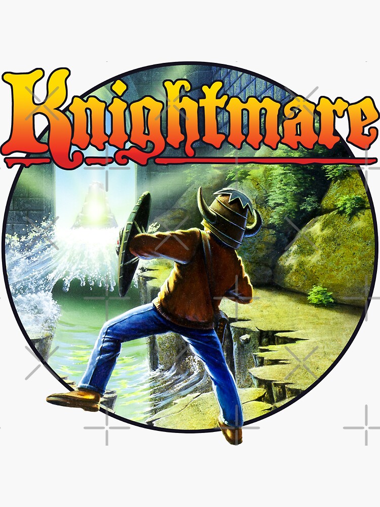 "Knightmare - Dungeoneer" Sticker for Sale by RetroTrader | Redbubble