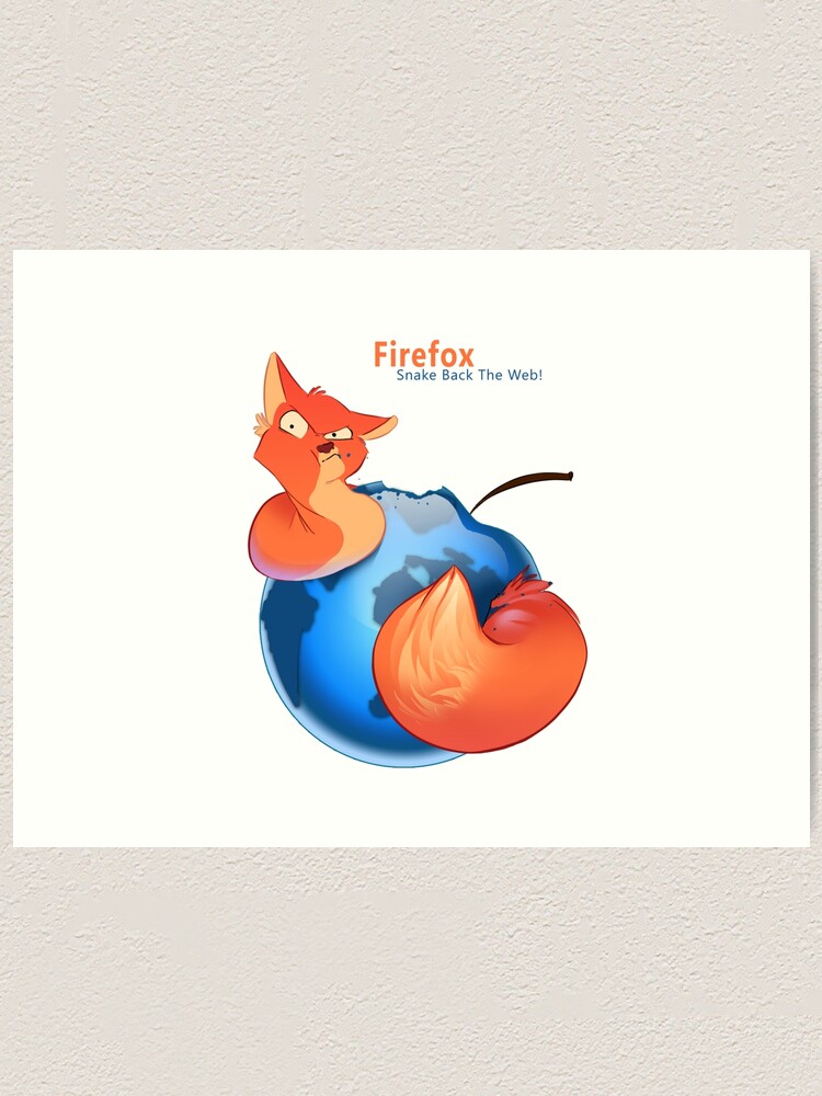 "Firefox" Art Print by Miles-DF | Redbubble