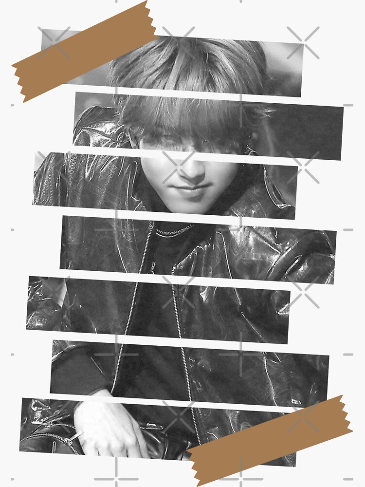 "Han Jisung Stray Kids Han Korean Kpop Monochrome Stripe Design ...
