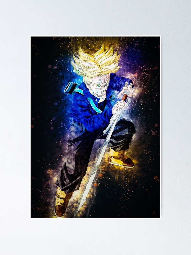 "Future Trunks Dragon Ball Super" Poster for Sale by Spacefoxart ...