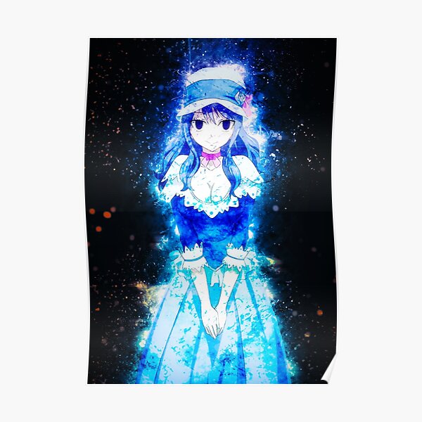 "Juvia Fairy Tail" Poster by Spacefoxart | Redbubble