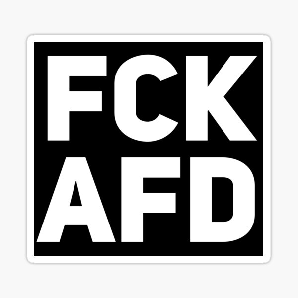 Sticker: Afd | Redbubble