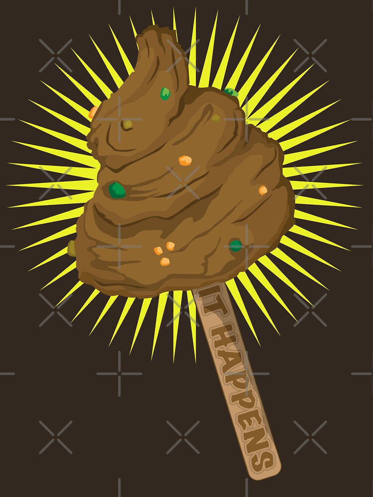 "Poopsicle" T-shirt for Sale by FredzArt | Redbubble | crap t-shirts ...
