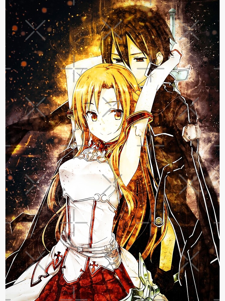 "Asuna Yuuki Sword Art Online" Poster for Sale by Spacefoxart | Redbubble