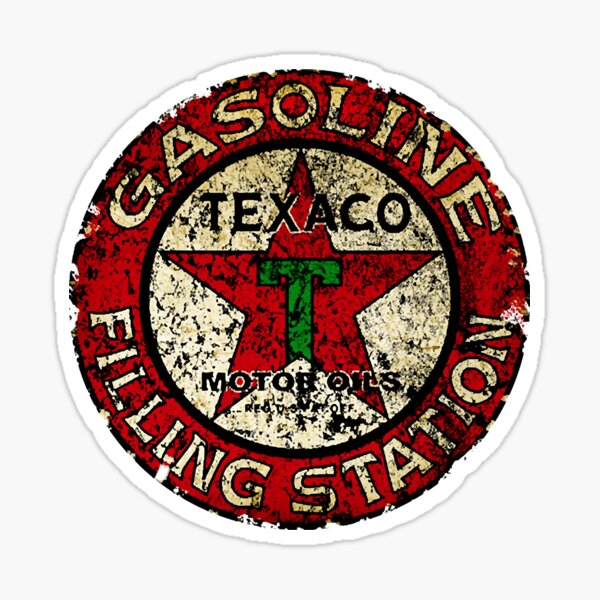 "Texaco 4 " Sticker for Sale by BeilKeyly1996 | Redbubble