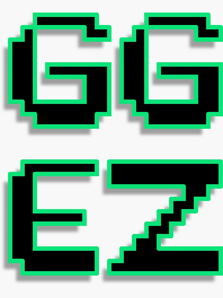 "Gamer motto" Sticker by Unknownbone | Redbubble