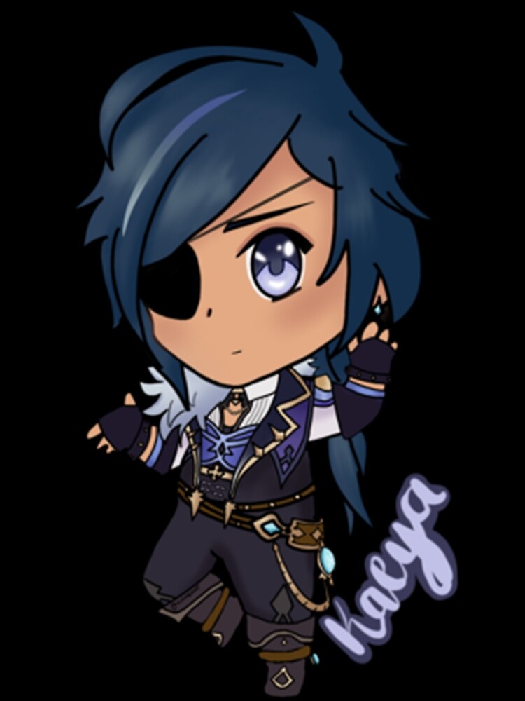 Lámina fotográfica «Kaeya Genshin Impact Chibi con nombre Regalo para ...