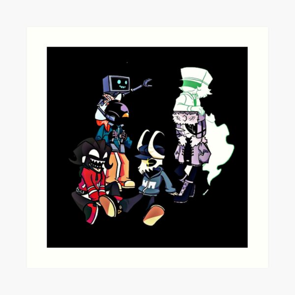 "Friday Night Funkin the best characters amazing fnf mods music" Art ...