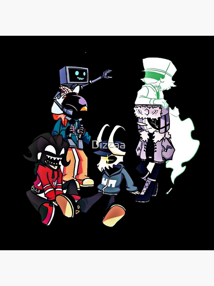 "Friday Night Funkin the best characters amazing fnf mods music" Poster ...