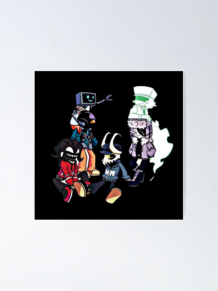 "Friday Night Funkin the best characters amazing fnf mods music" Poster ...