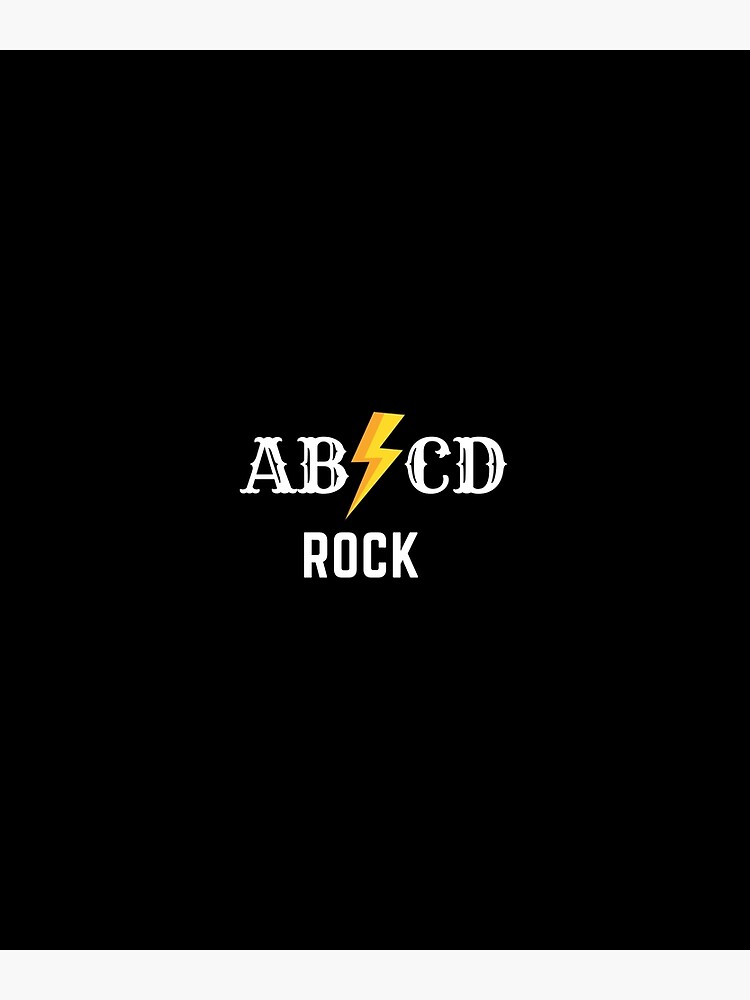 "ABCD rocks" Poster by RK-Artist | Redbubble