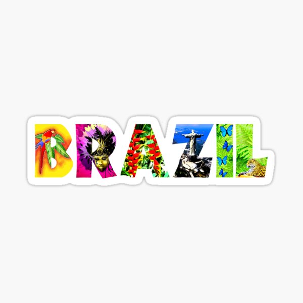 Brazil Travel Stickers | Redbubble