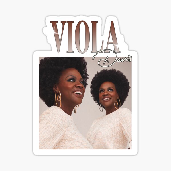 "Viola Davis" Sticker for Sale by silvieex | Redbubble