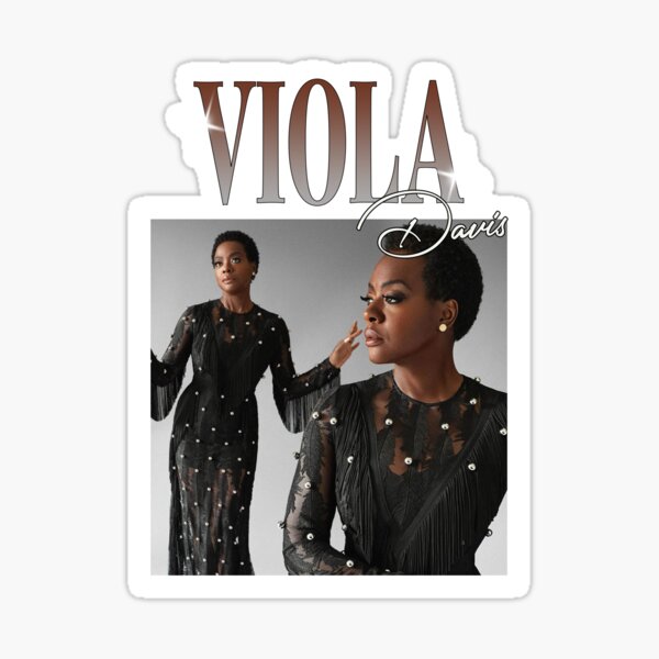 "Viola Davis" Sticker for Sale by silvieex | Redbubble