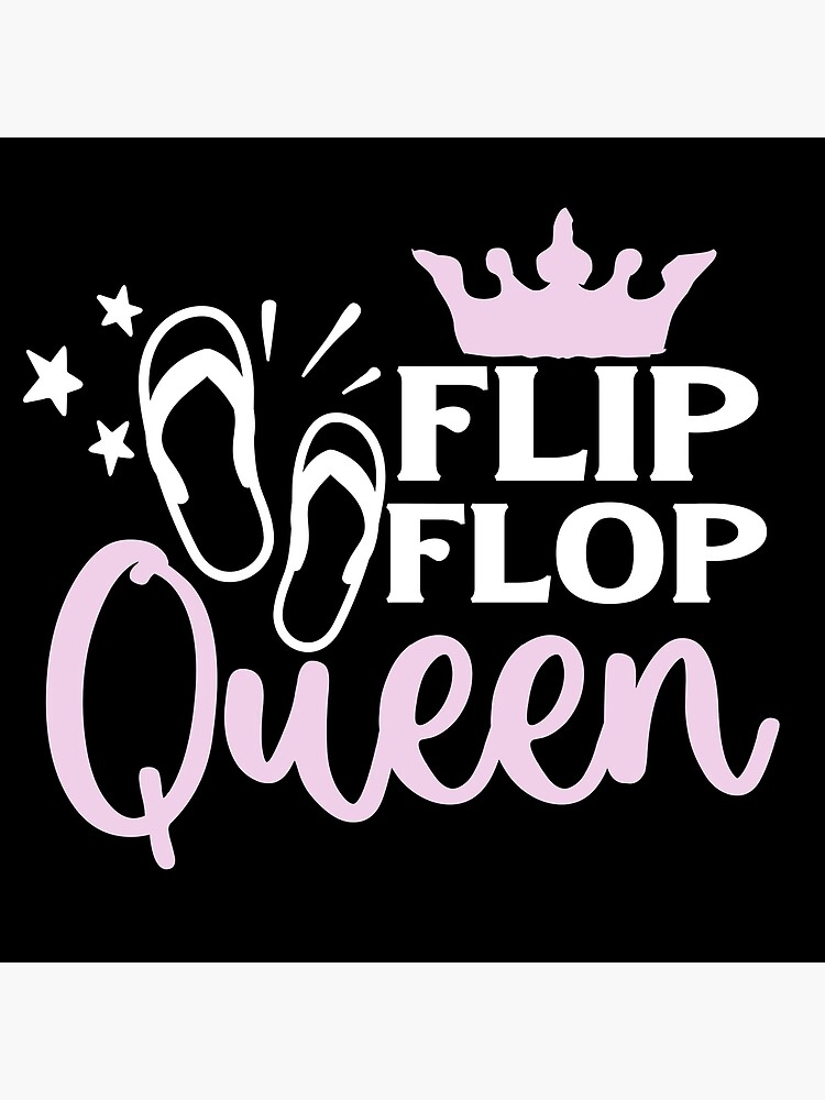 "flip flop queen happy summer holiday at the beach for mom for sister ...