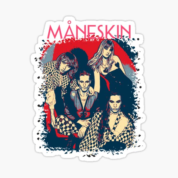 "Maneskin " Sticker for Sale by Tommia | Redbubble