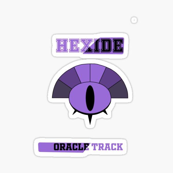"Hexide Oracle Track" Sticker for Sale by thedoodlecafe | Redbubble