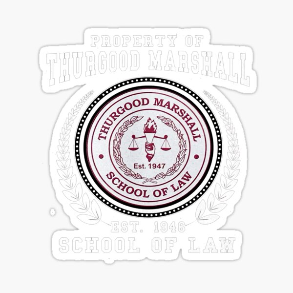 "Vintage Thurgood Marshall School of Law" Sticker for Sale by ...