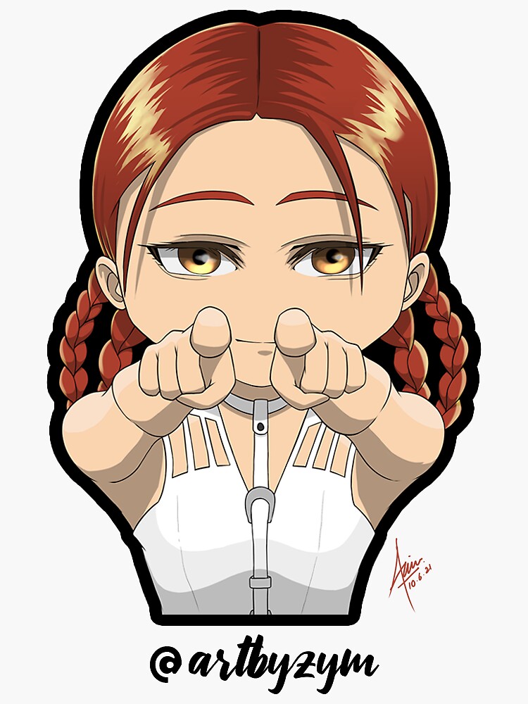 Pegatina «Itzy - Yeji Chibi ver.» de artbyzym | Redbubble