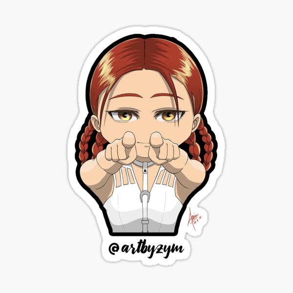 "Itzy - Yeji Chibi ver." Sticker for Sale by artbyzym | Redbubble
