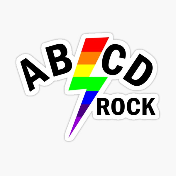 "ABCD ROCK Back TO School Rainbow Colorful Alphabet School joke Funny ...