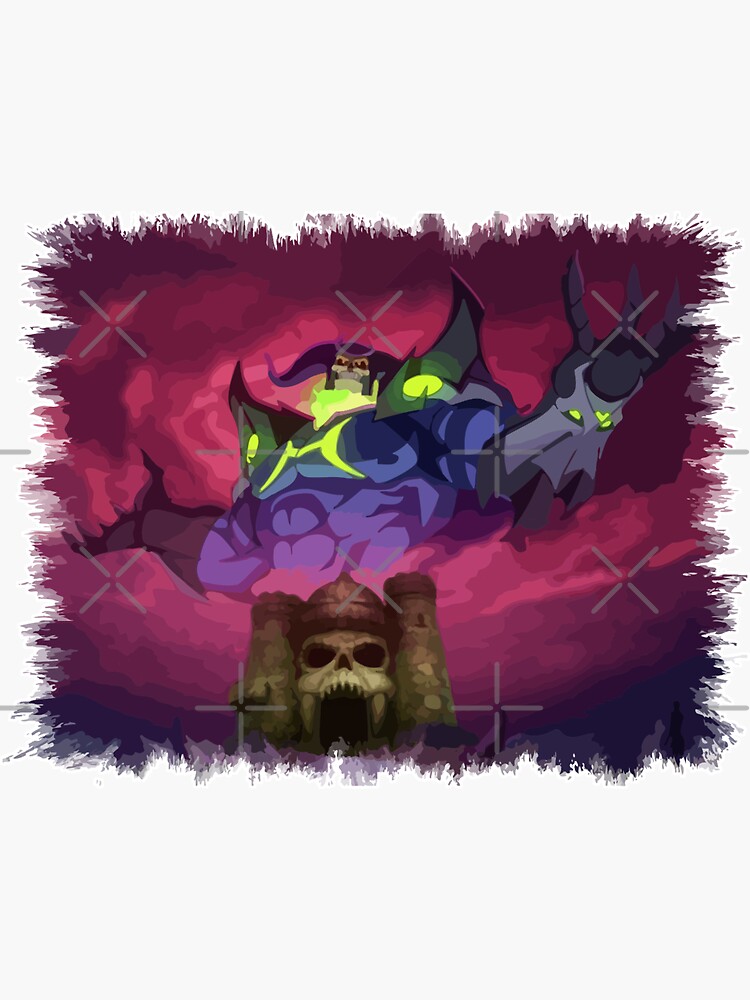 "Skeletor " Sticker for Sale by dracine81 | Redbubble