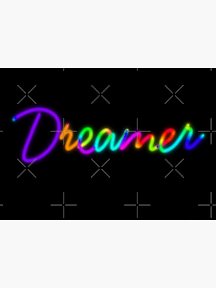 "Dreamer neon sign" Poster for Sale by pincelycolores | Redbubble