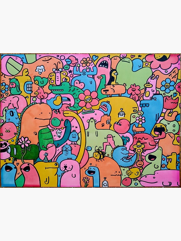 "Squishy Doodle" Poster for Sale by rafistobbs | Redbubble