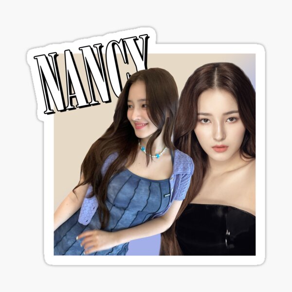"Momoland Nancy Tribute" Sticker for Sale by Grankosson | Redbubble