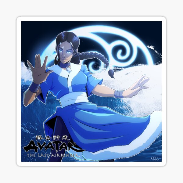 "Katara (The Last Airbender) " Sticker for Sale by AFDS-BM | Redbubble