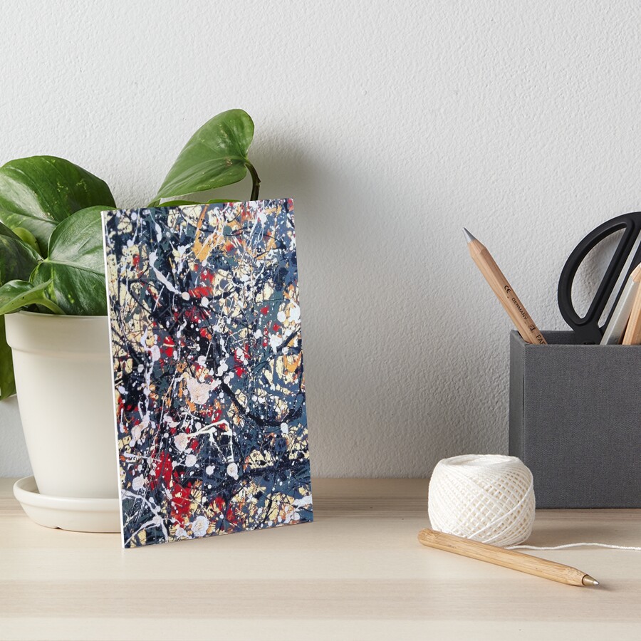 "Jackson Pollock" Art Board Print by toccaraasbury | Redbubble